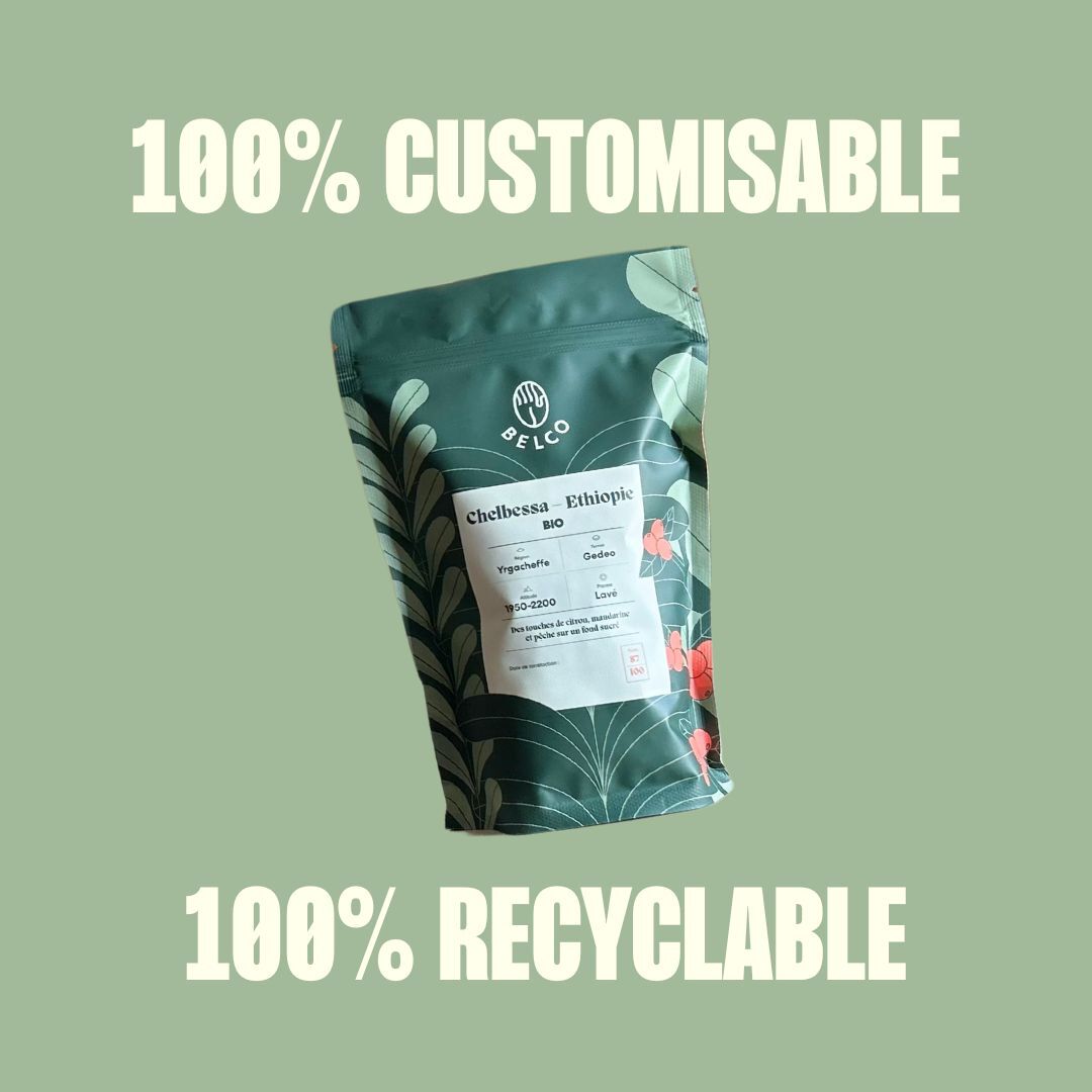 Sachet Doypack personnalisable Made in France 1kg NEW!