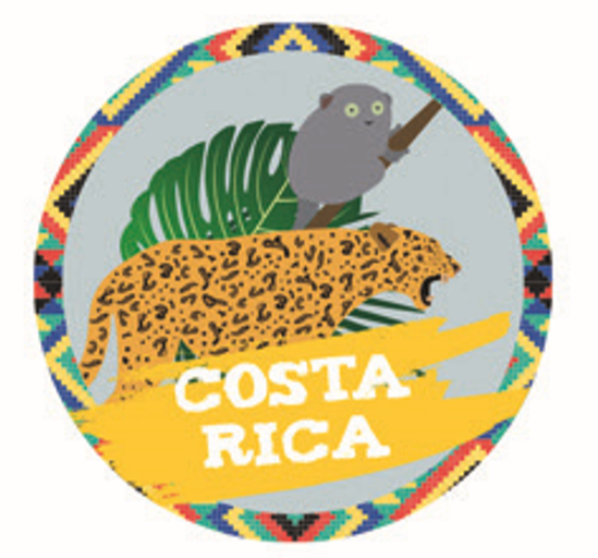 STICKER COSTA RICA - PACK OF 1000